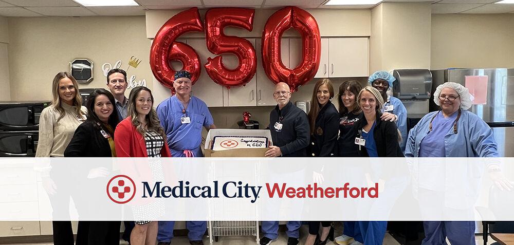 Medical City Weatherford celebrates 650th robotic surgery | News ...