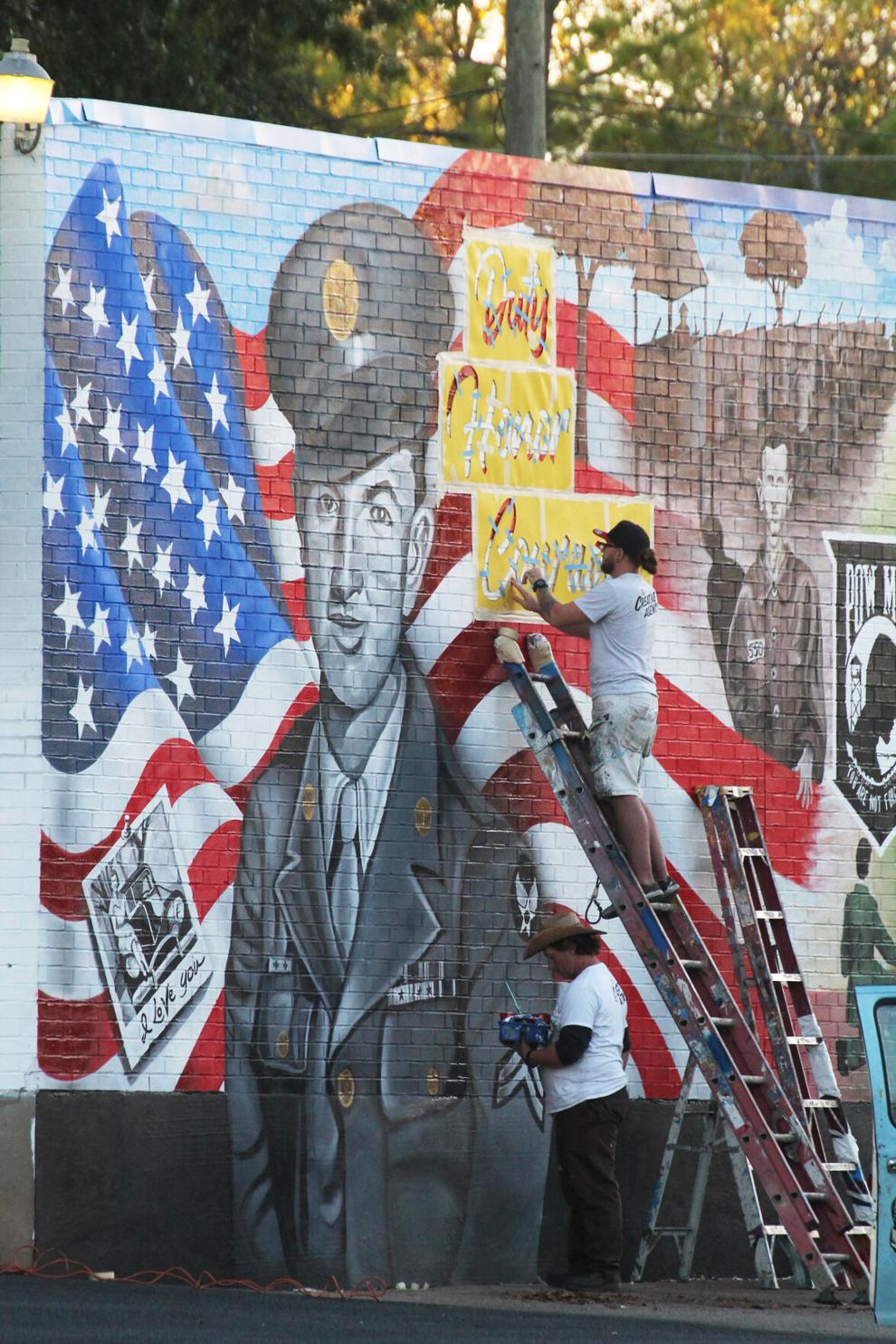 TELLING HIS STORY: Mural brings WWII POW's journey to life | Mineral ...