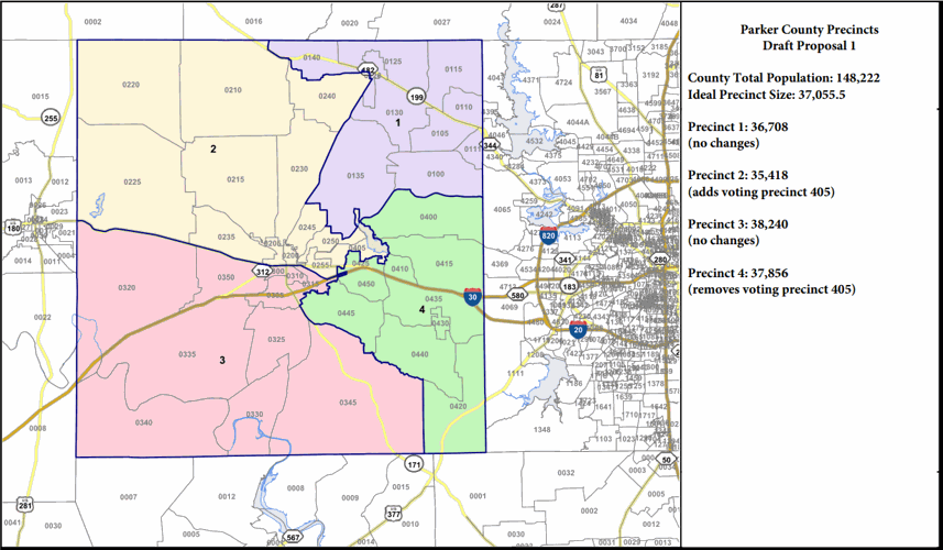 Parker County commissioners to hear redistrict options Monday | Local ...