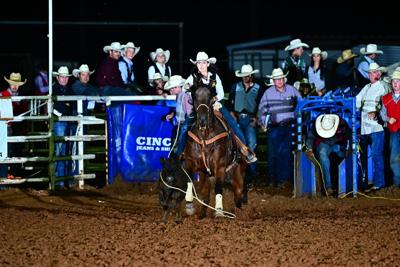WC’s Meged wins breakaway roping title at Portales rodeo | News ...