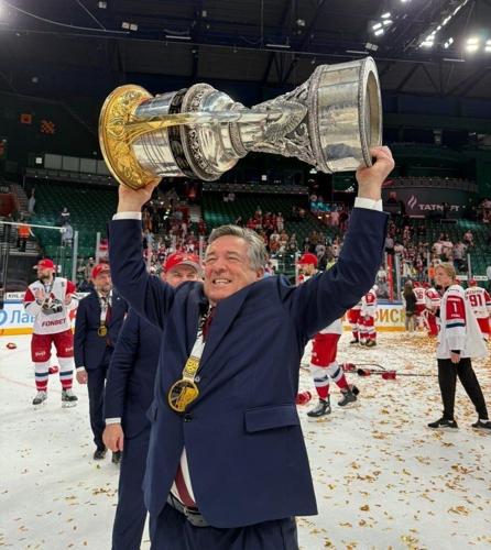 Mike Pelino’s coaching home from home in Russia