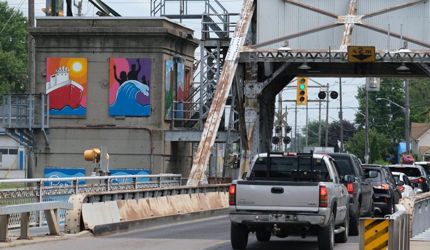 Murals brighten Port Colborne’s Main Street Bridge