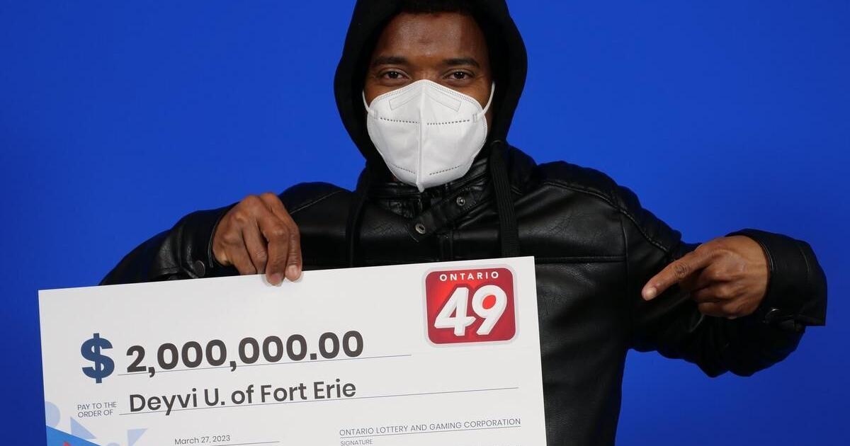 Fort Erie man wins $2-million lottery prize