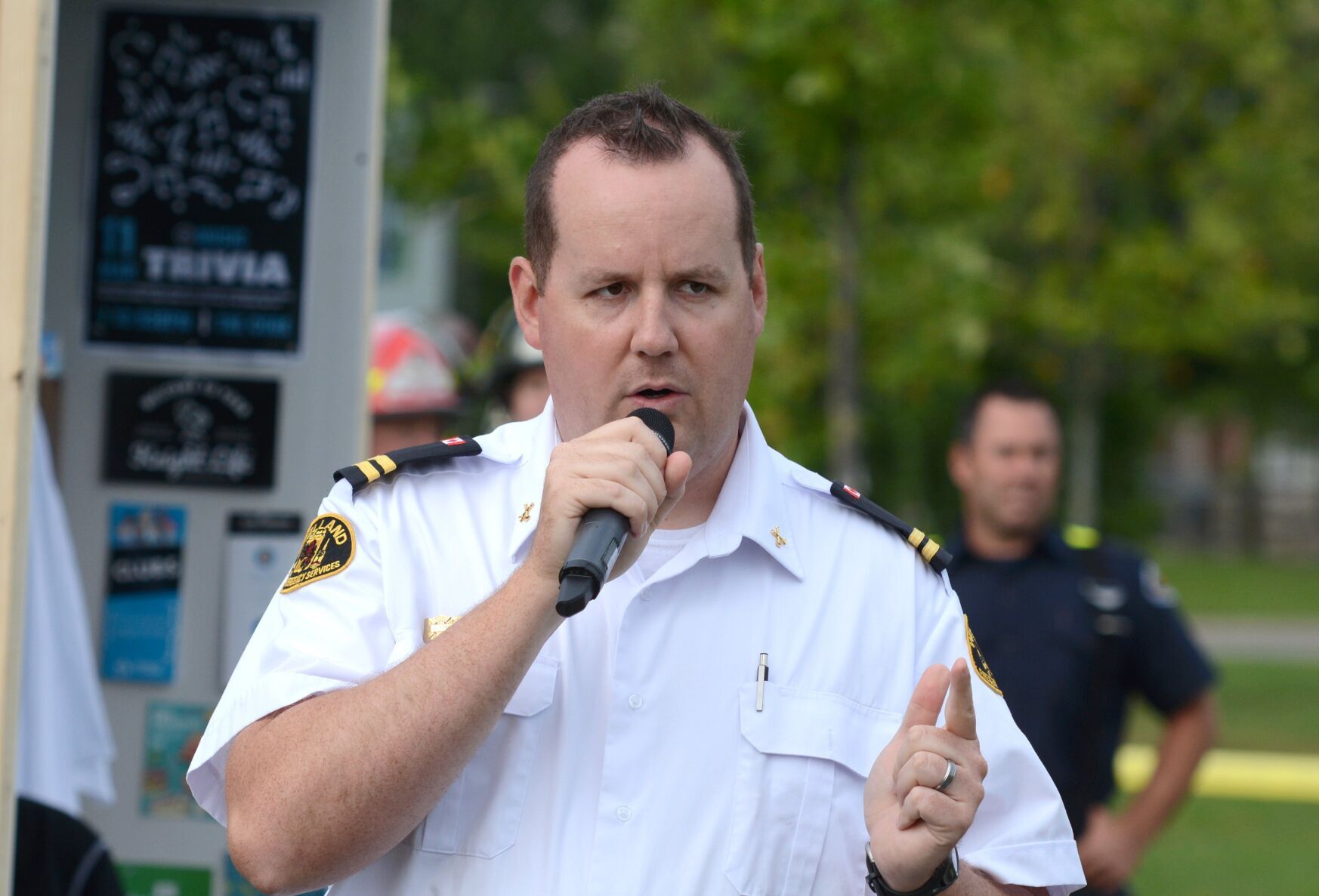 Where’s fire Chief Adam Eckhart? Welland isn’t saying