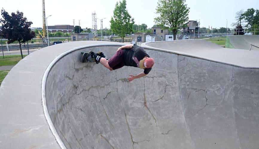 Photos: Sweltering day at the skatepark