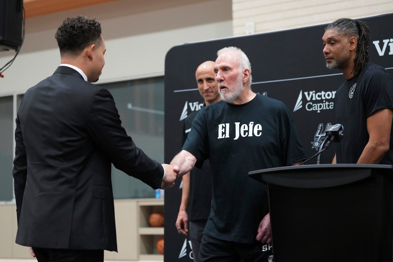 Victor Wembanyama's respect for Gregg Popovich is clear. And Pop was ...