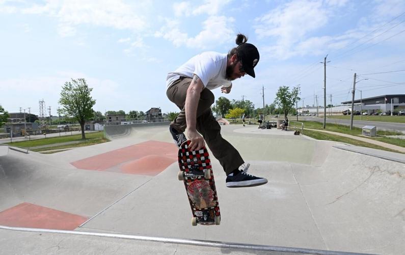 Photos: Sweltering day at the skatepark