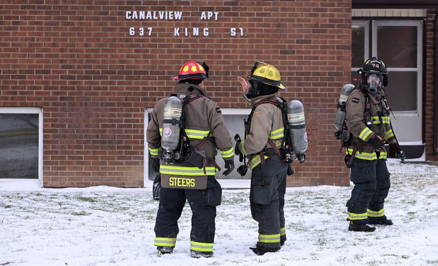 Man rescued from apartment fire by Port firefighters