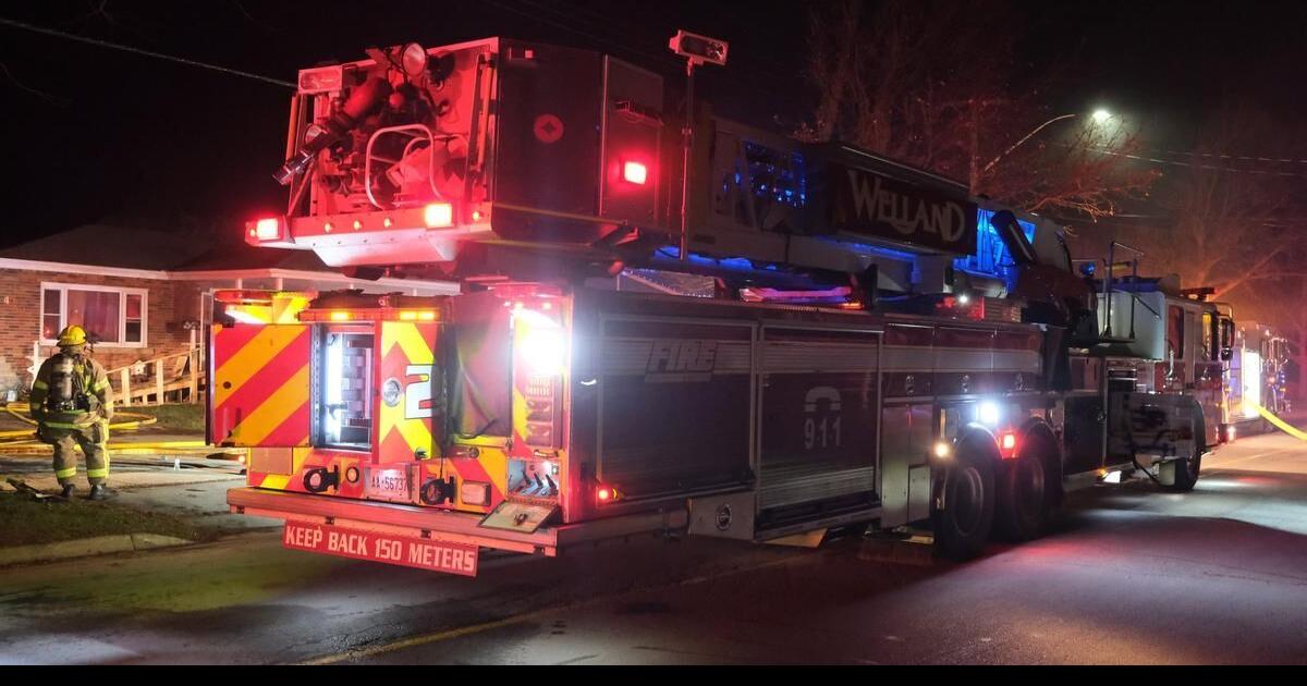 Welland firefighters rescue victim from basement