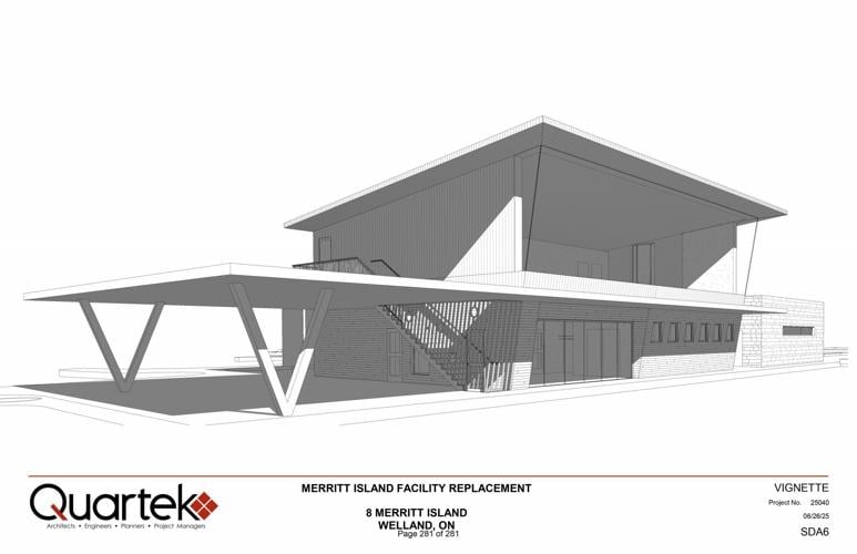 Welland council sees design for Merritt Island facility