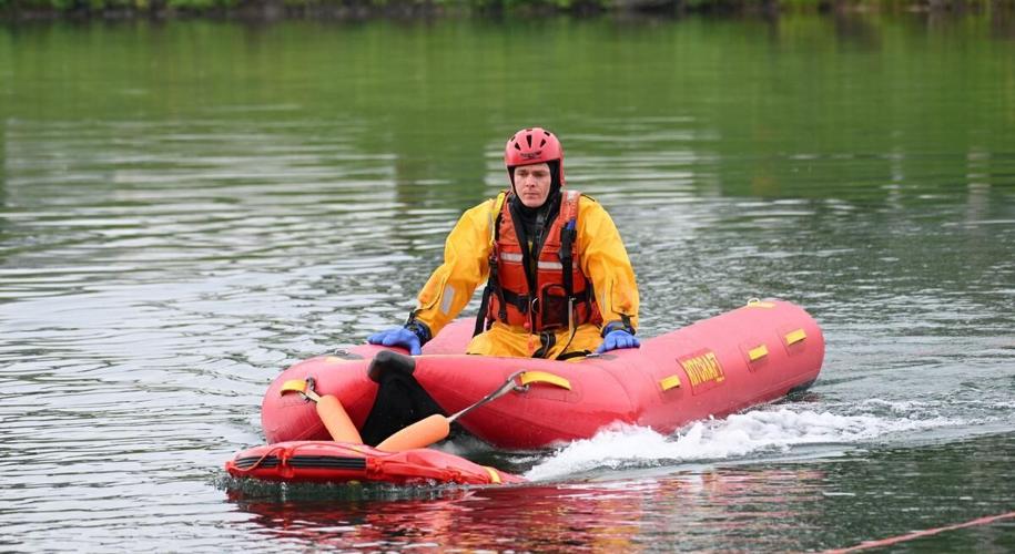 Water rescue robot put through paces on Welland waterway