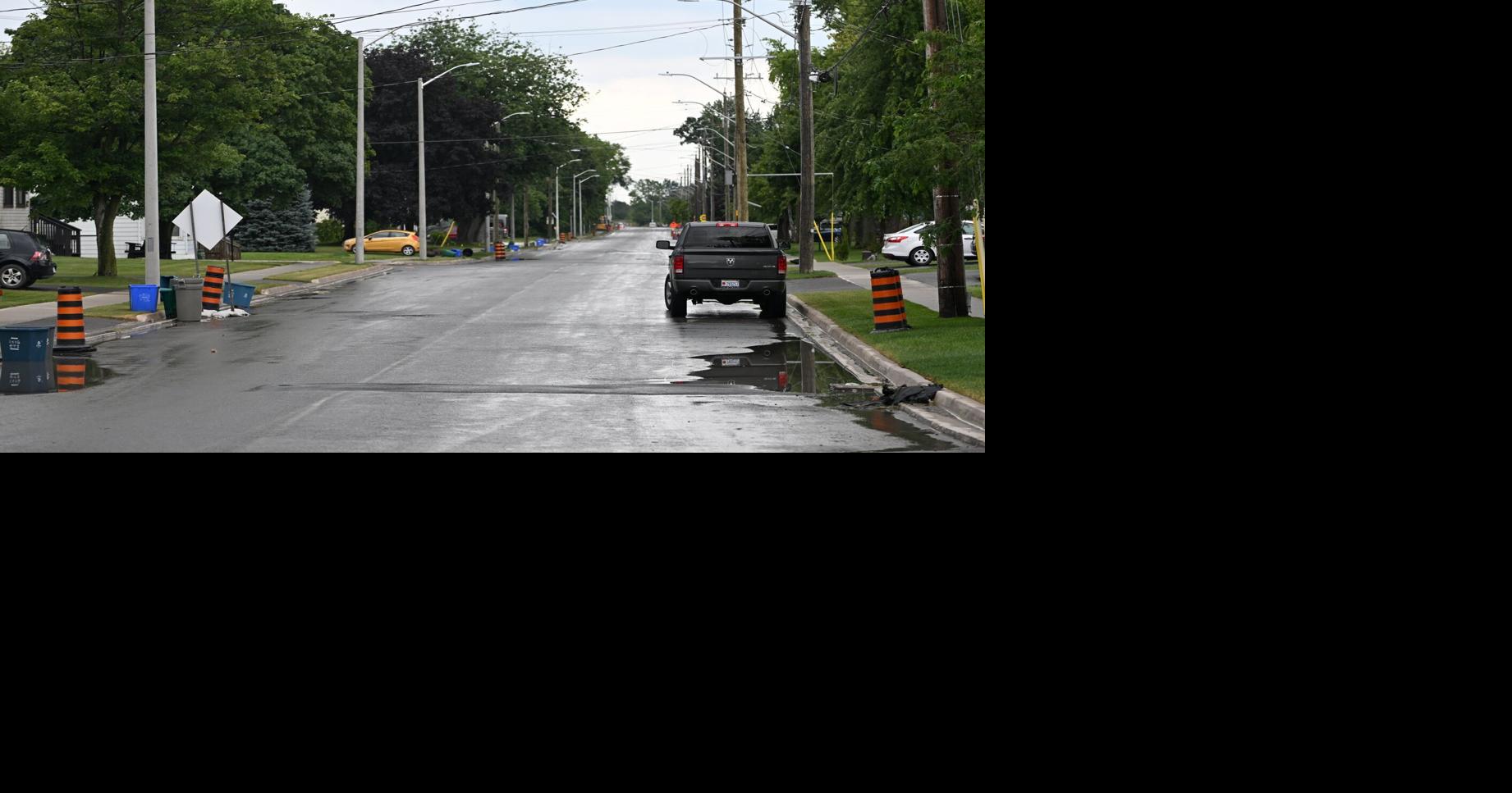 Bikes lanes going in on Forks Road