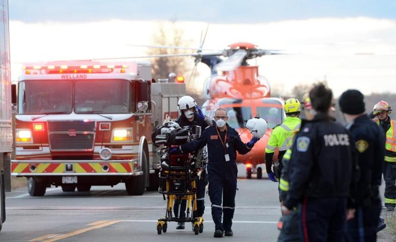 Two-vehicle crash on Highway 140 in Welland sends two to hospital with ...