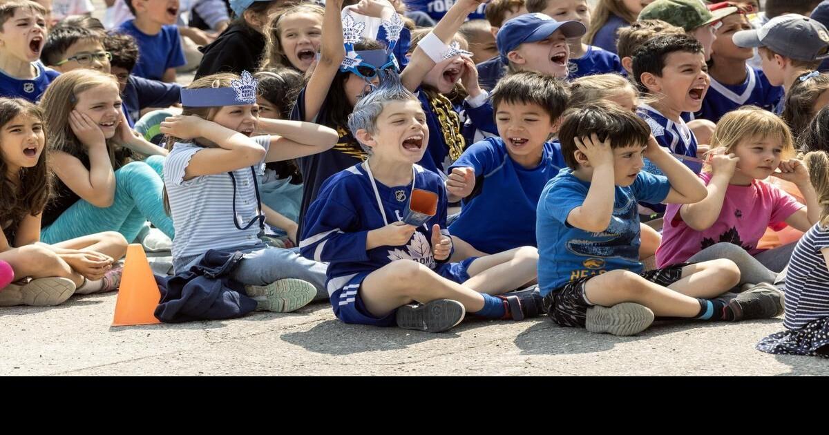 Leafs get advice from young Toronto fans holding pep rally