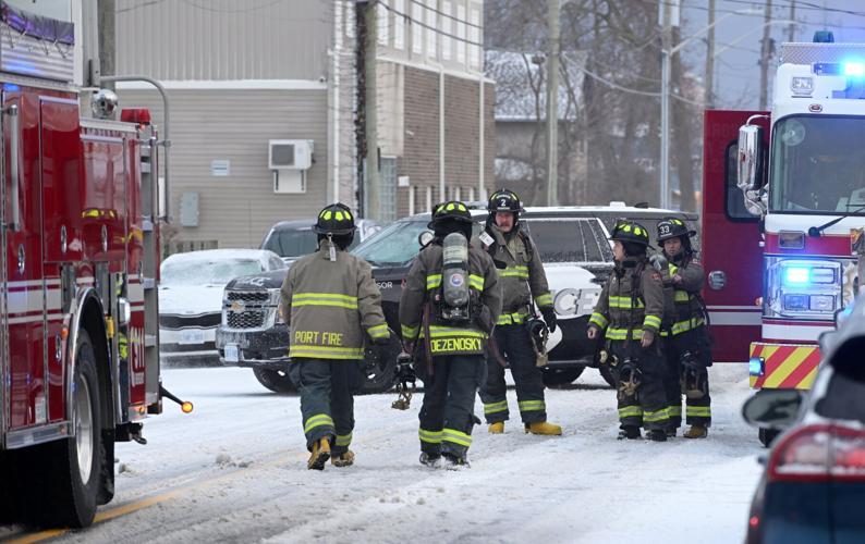 Man rescued from apartment fire by Port firefighters