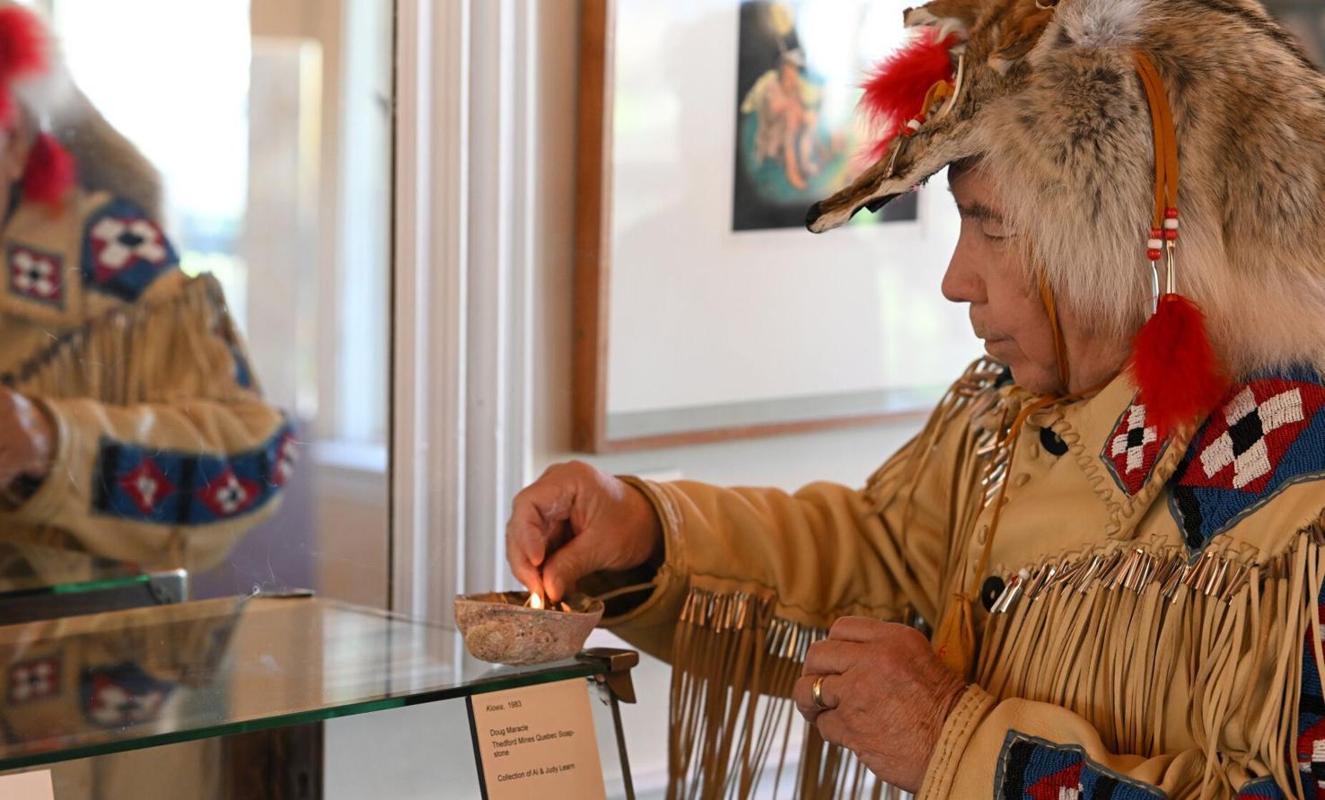 Roselawn exhibit, Rising, connects to natural elements