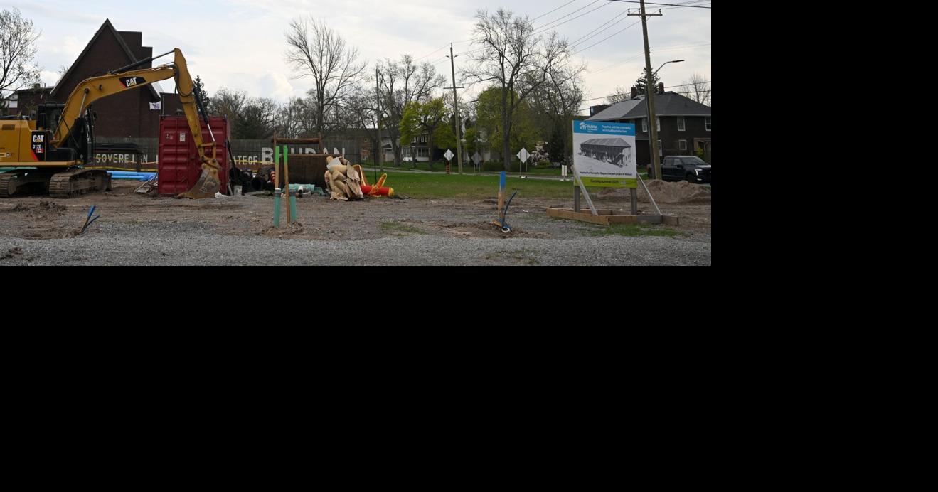Habitat For Humanity building six affordable townhouses