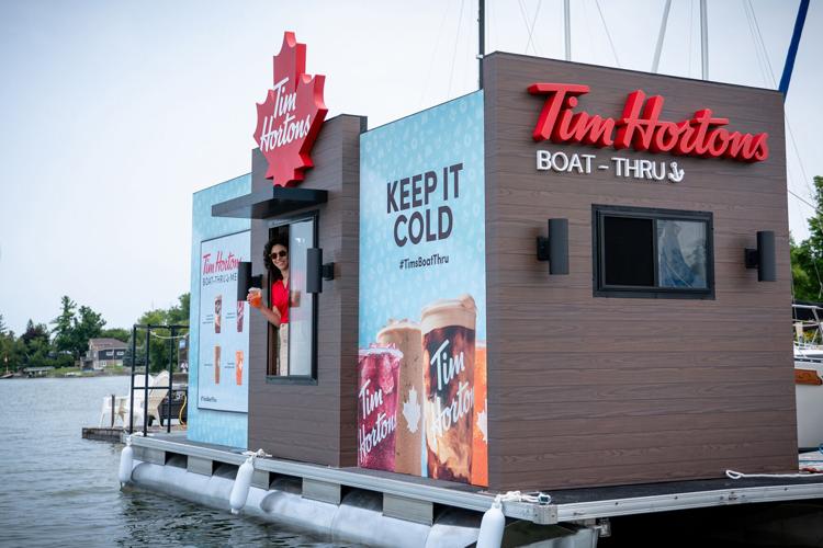 No cars allowed: At this Tim Hortons kiosk near Port Perry, only ...