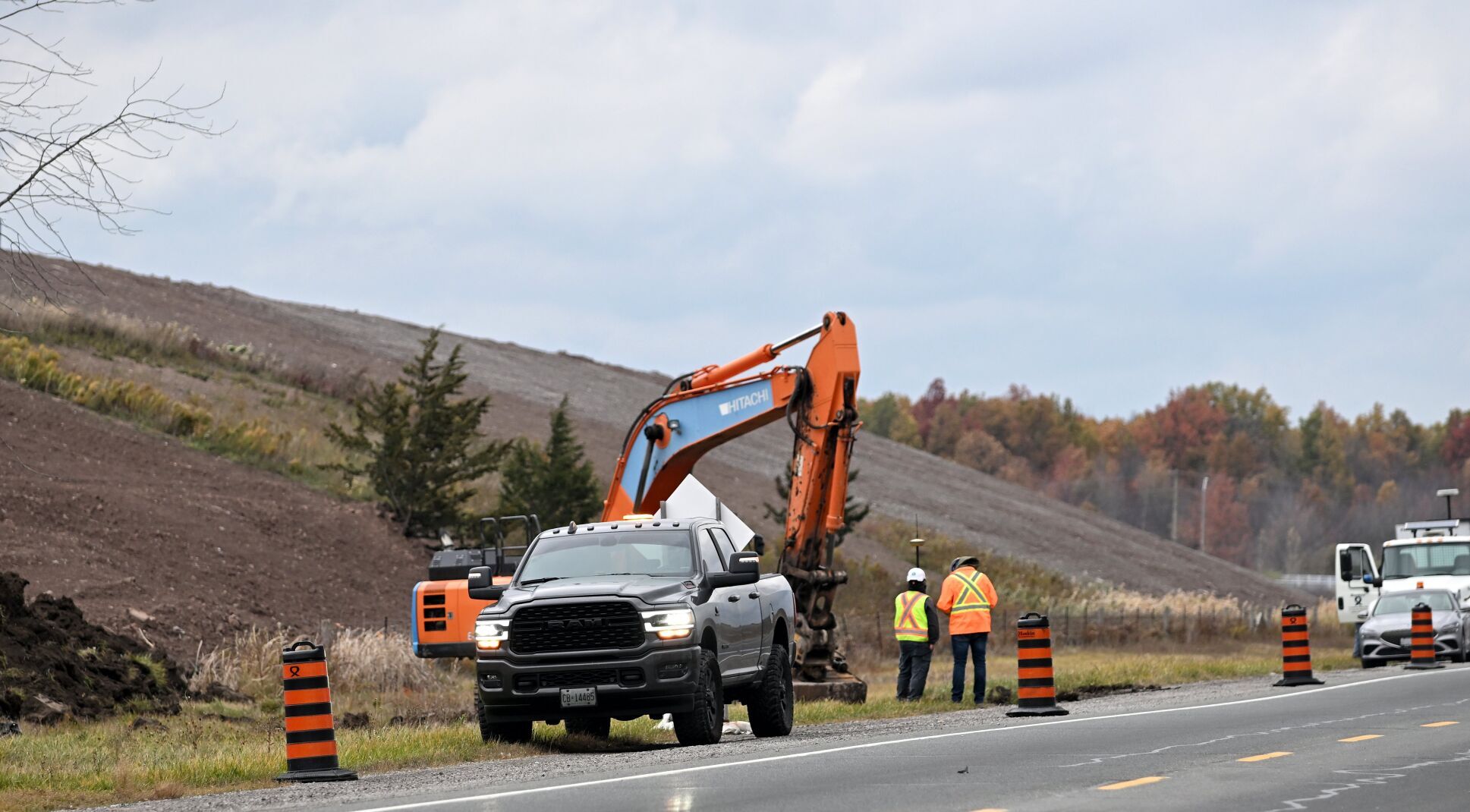 Highway 140 southbound lane closed for Asahi Kasei roadwork