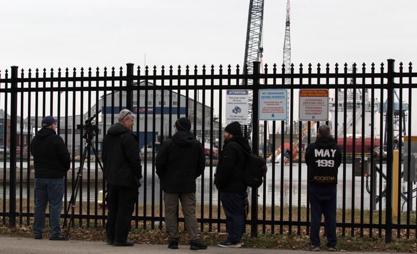 Tugboat Theodore Too partially sinks in Niagara drydock
