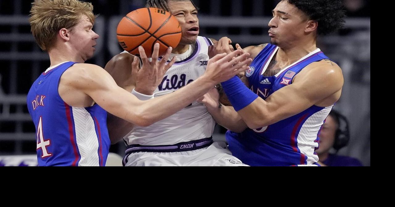 Johnson scores 24 as No. 13 K-State beats No. 2 Kansas 83-82