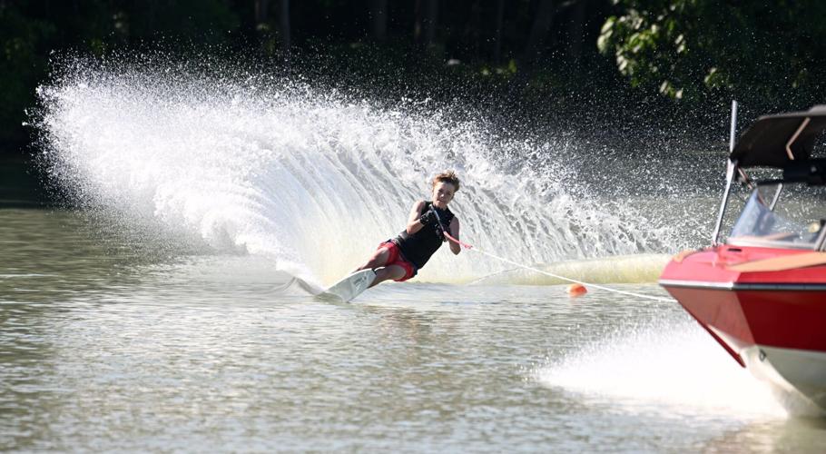 Water skiers compete for world ranking scores at T’s Pond