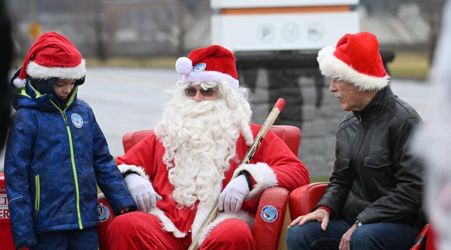 Surfing Santa paddles to raise awareness of homelessness