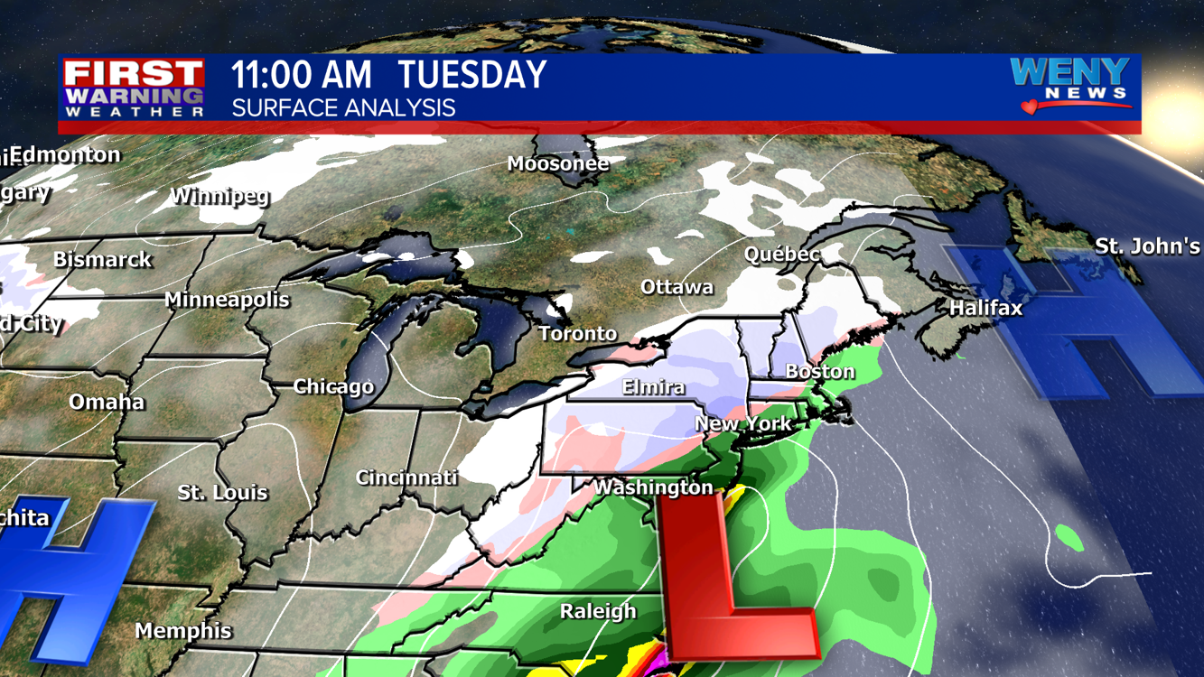 Snow Likely Tuesday | Weather | weny.com