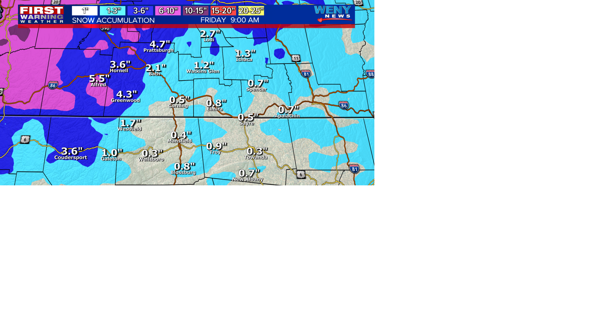 Rain to Snow Overnight | Weather | weny.com
