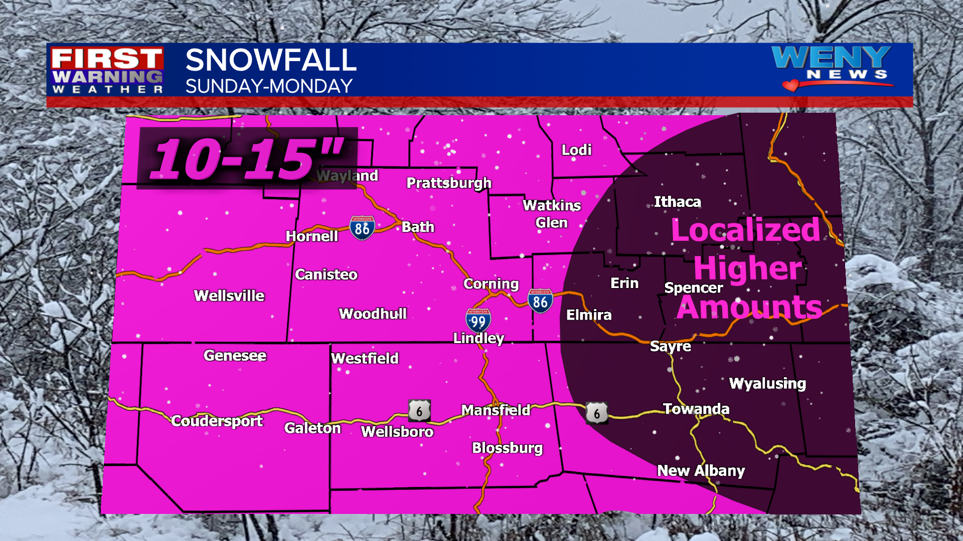 Snow expected all day Sunday | Weather Extra | weny.com