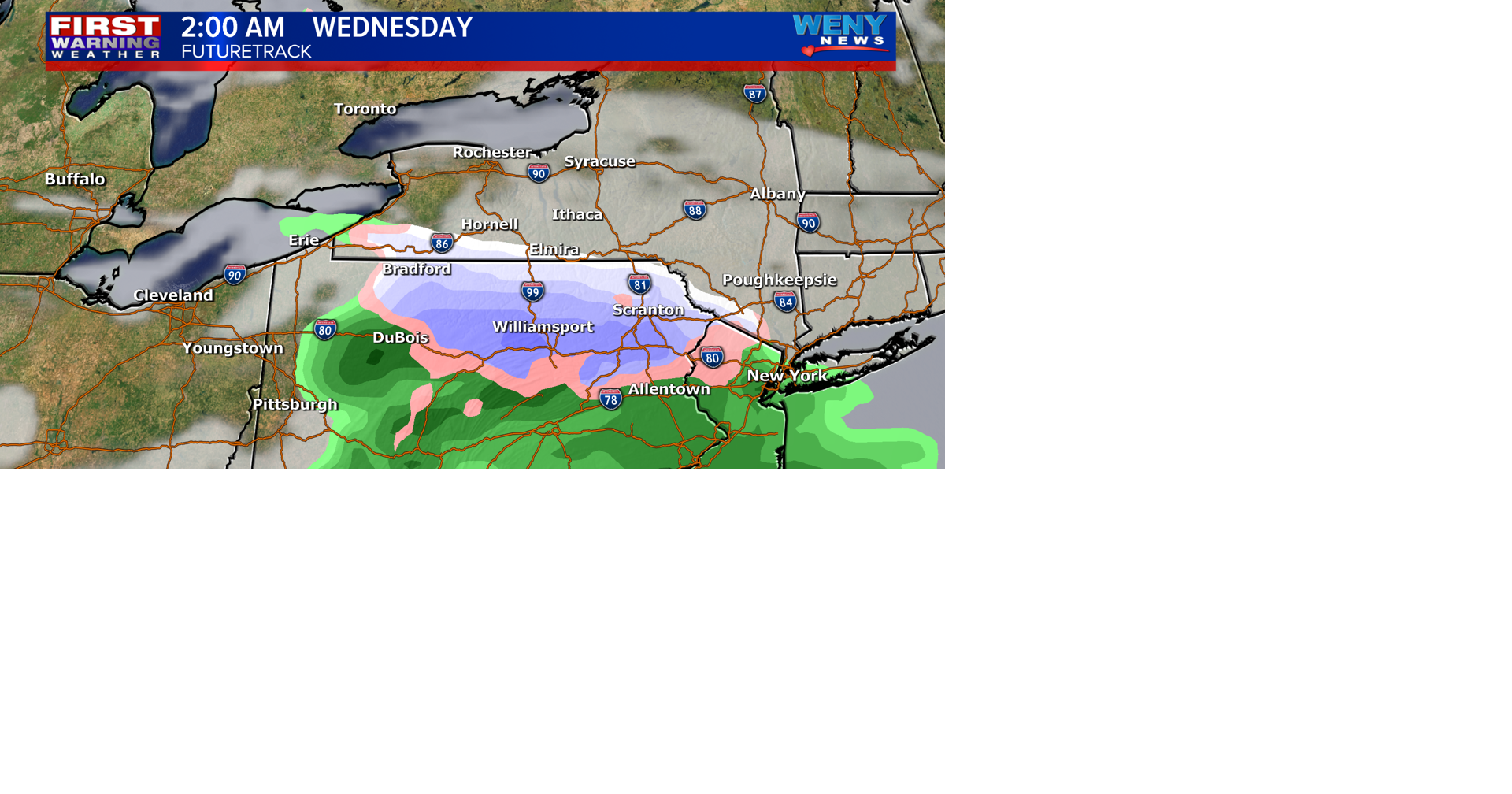 Tracking Snow Showers | Weather | weny.com