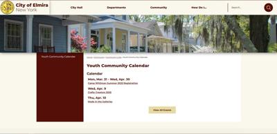 City of Elmira launches Youth Community Calendar | | weny.com