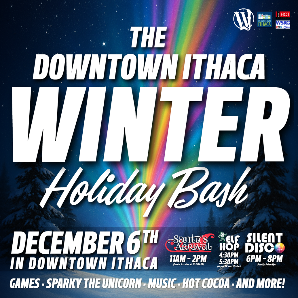 Downtown Ithaca Winter Holiday Bash returns to the commons on Saturday ...