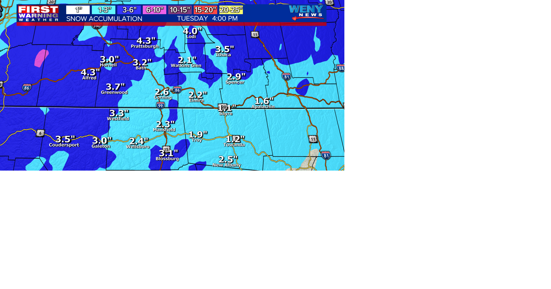 Rain to Snow Overnight | Weather | weny.com