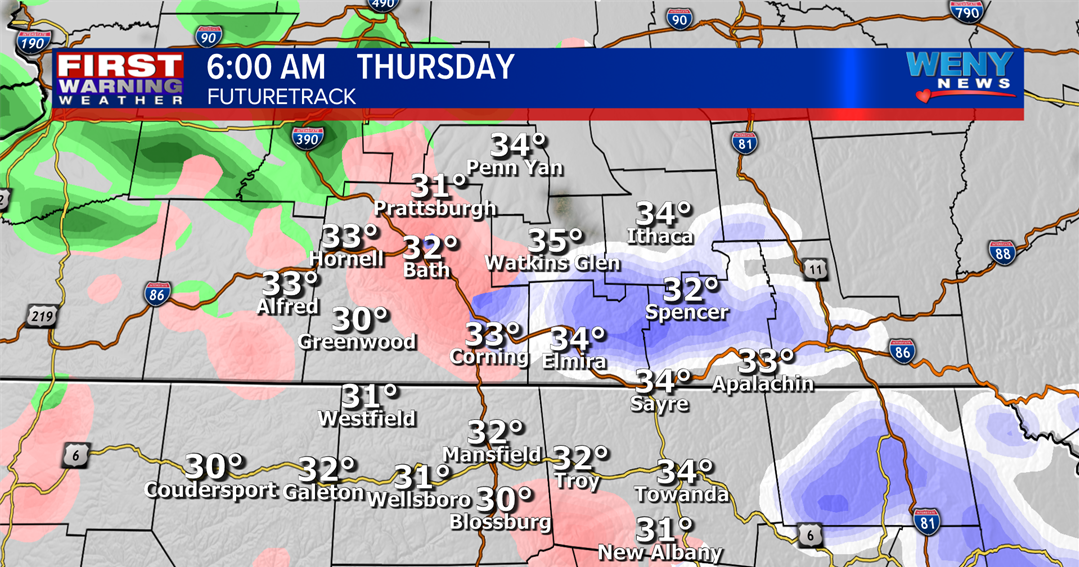 Wintry Mix Thursday Morning | | weny.com