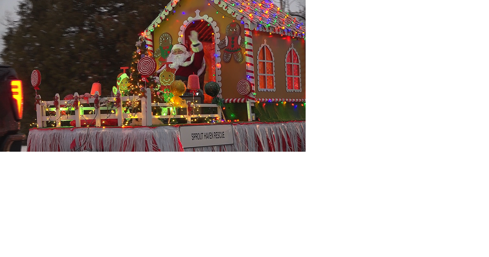 Police and Firefighters Escort Santa Claus Around the City of Elmira ...