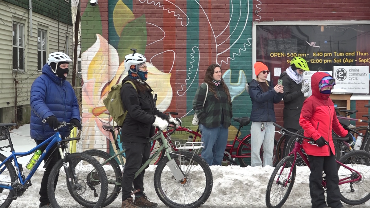 Elmira Community Cycle holds unity ride for Alex Pretti | News | weny.com