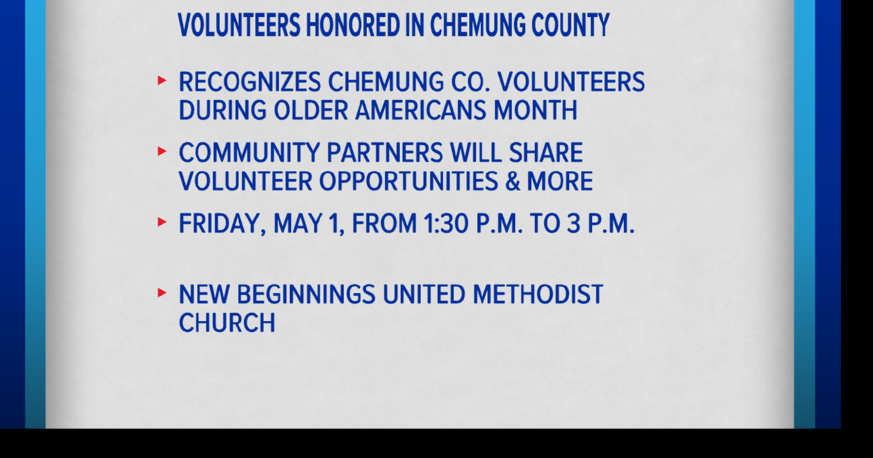 Chemung County Event to Recognize Volunteers during Older Americans ...