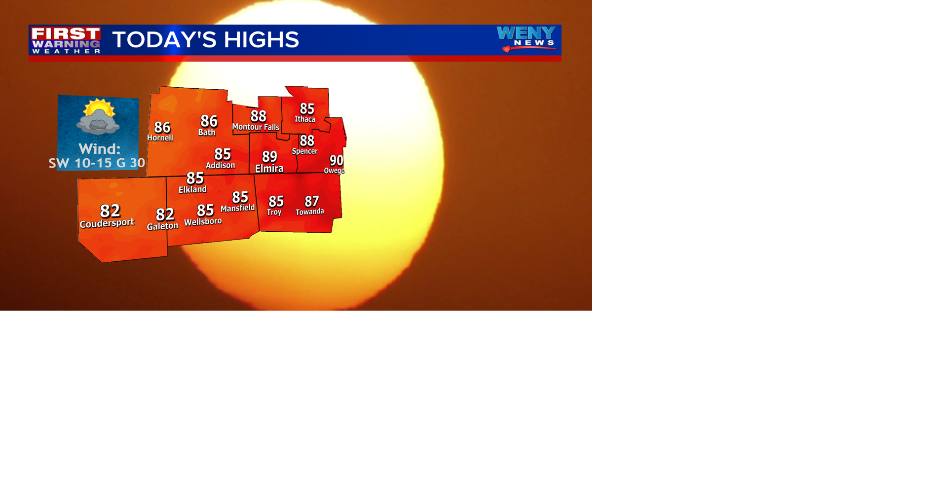 Hot and humid with an isolated thunderstorm possible | Weather Extra ...