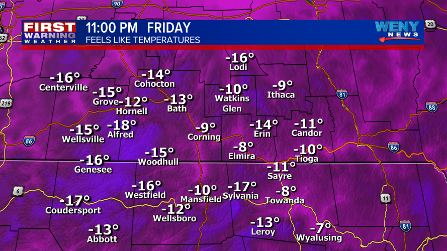 Tracking Bitterly Cold Temperatures followed by Snow | Weather | weny.com