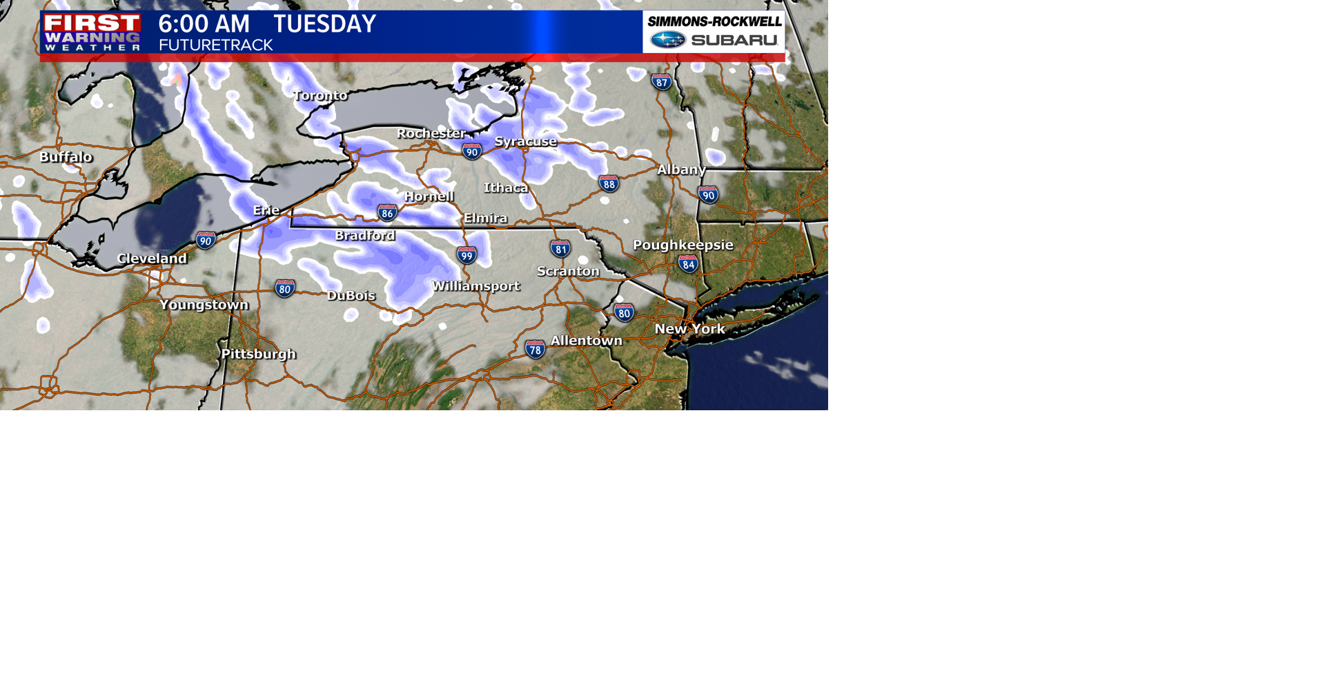 Cold and snowy Tuesday morning ahead | Weather Extra | weny.com