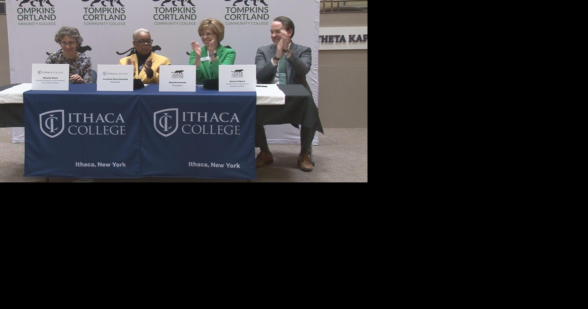 Tompkins Cortland Community College & Ithaca College Officials Sign ...