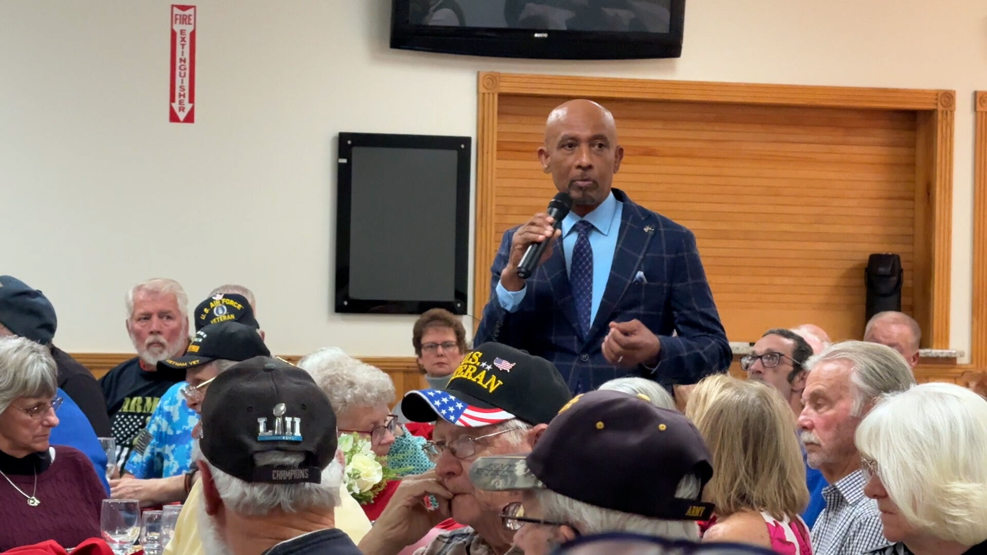 U.S. Navy, Marine Corps Veteran Montel Williams Speaks at Veterans ...