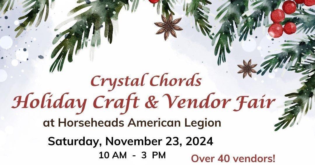 Crystal Chords A Cappella Chorus hosts Holiday Craft Fair to support ...