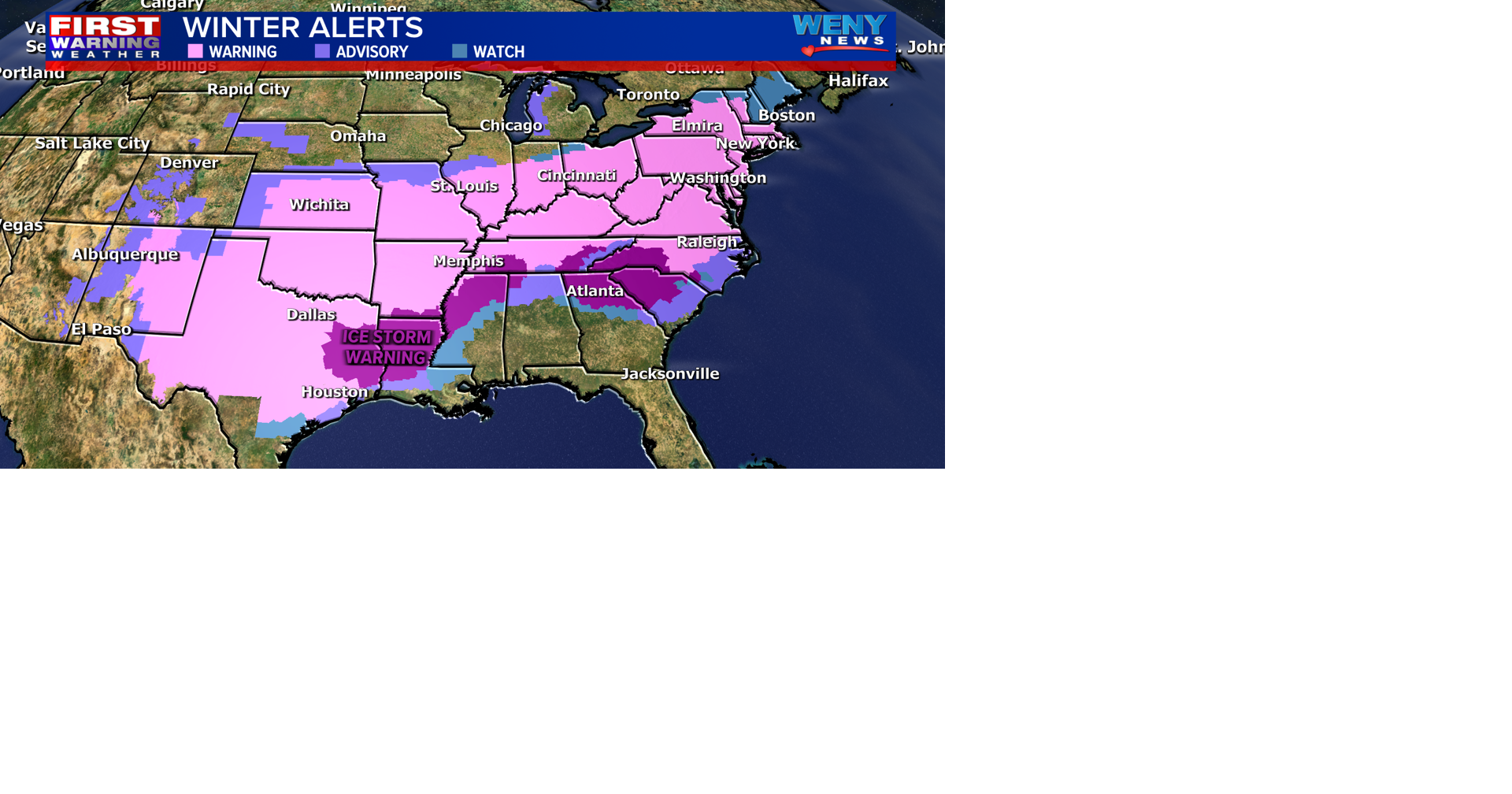 Winter Storm Warning Issued | Weather | weny.com