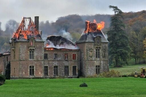 Fire ravages French monastery dubbed 'Notre-Dame of the Ardennes ...