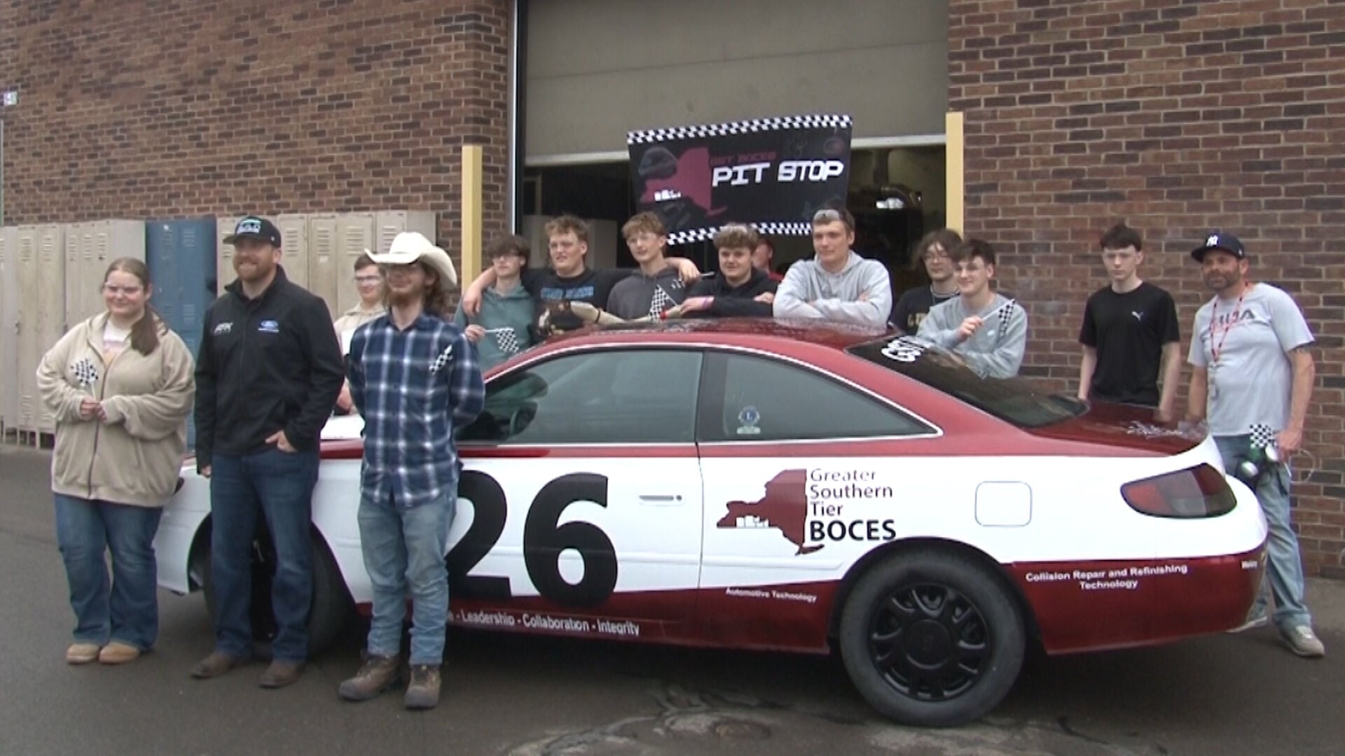 NASCAR’s Chris Buescher visits GST BOCES in Horseheads | News | weny.com