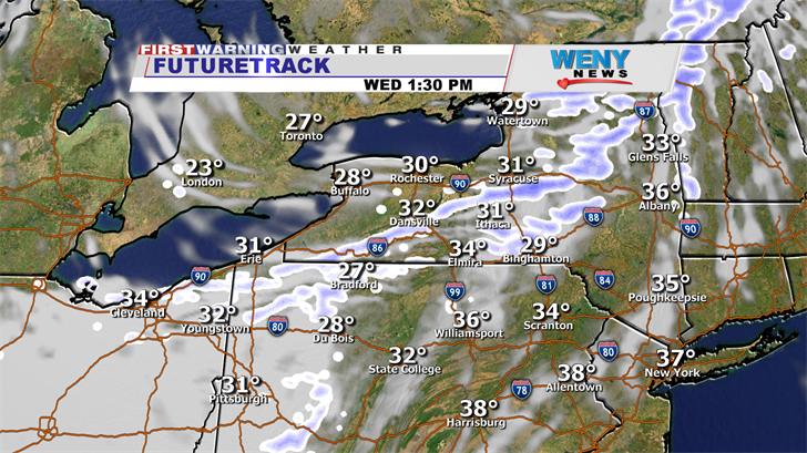 Scattered Light Snow Today | | weny.com