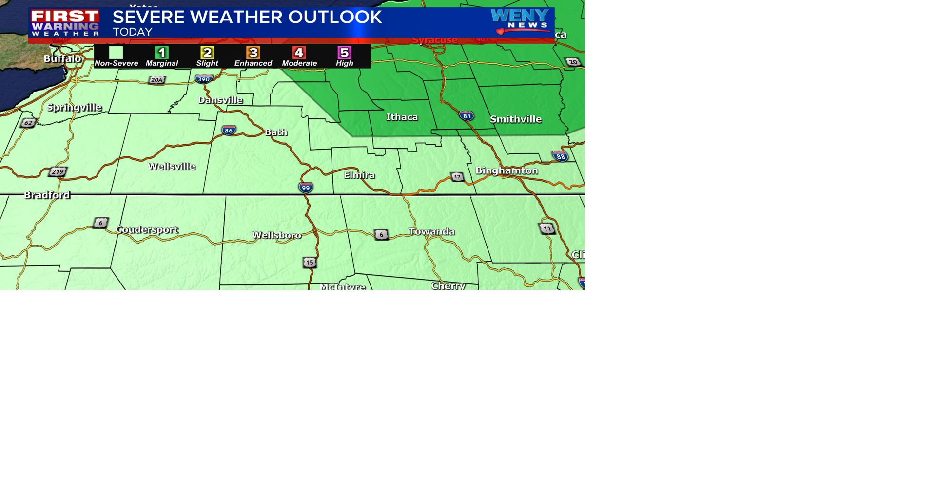 Warm with scattered thunderstorms | News | weny.com