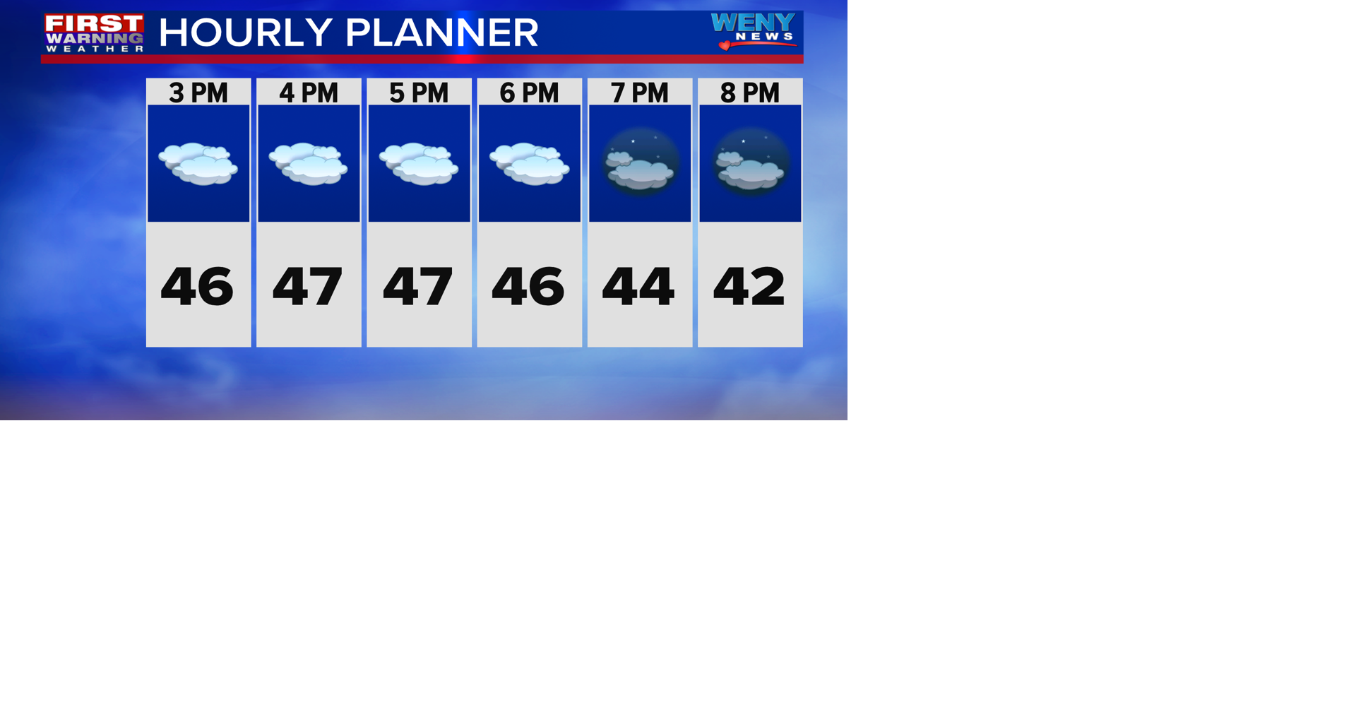 Chilly with fair skies | News | weny.com